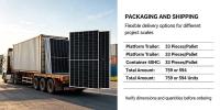 China Anti‑PID 700W Monocrystalline Solar Panel, 25% Extra Rear‑Side Power Generation for sale