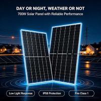 China IP68 Junction‑Box 700W Monocrystalline Solar Panel, MC4 Connector Outdoor PV Panel for sale