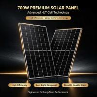 China Utility‑Farm 700‑Watt Bifacial Solar Panel, 132‑Cell HJT High‑Efficiency PV Panel for sale