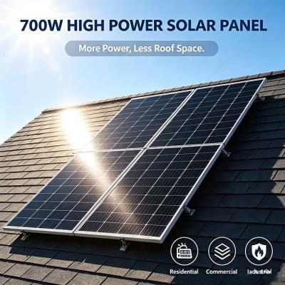 China Anti‑Potential‑Induced‑Degradation 700W Solar Panel, Multi‑Year Stable Power Output for sale