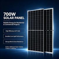 China Wide‑Temp‑Range‑40~+85℃ 700W Monocrystalline Solar Panel Outdoor PV Equipment for sale