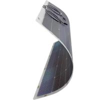 China 50W Curved‑Mount Flexible Solar Panel, Carbon‑Fiber Anti‑Micro‑Crack Solar Kit for Overlanding & Off‑Grid Power for sale