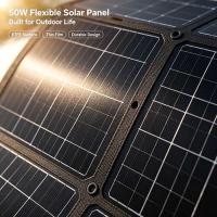 China 50W High Conversion Flexible Solar Panel, 360° Bend‑Resistant Solar Charger for Curved Surfaces & Off‑Grid Living for sale