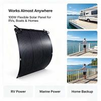 China 105W Flexible Monocrystalline Solar Panel, Corrosion‑Resistant Marine Solar Panel for Yacht Boat RV for sale
