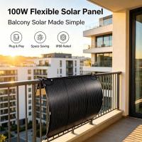 China 105W 19.4V Flexible Solar Power Panel, 360 Degree Bendable Solar Module for Curved Surfaces for sale