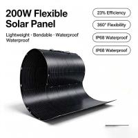 China 200W Flexible Solar Panel, 23% High‑Efficiency Bendable Solar Module for RV Boat Yacht Balcony Off‑Grid Power for sale