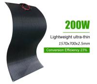 China 200W Portable Flexible Solar Panel, No‑Drill Easy‑Install Solar Power for RV, Boat, Balcony & Outdoor Camping for sale