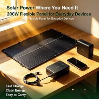 China 200W Off‑Grid Flexible Solar Panel, Cloud‑Day Usable Power Bend‑able Solar Module for RV Boat & Emergency Use for sale