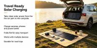China 50W Waterproof‑Resistant Foldable Solar Panel, USB‑C DC Charger for Backpacking Trips for sale