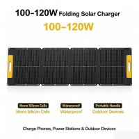 China 120W ETFE Waterproof Fold‑Up Solar Panel, Portable Solar Charger for Portable Generator & RV Power for sale