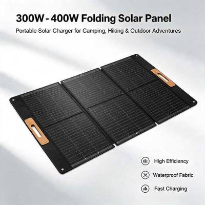 China 300W‑400W Foldable Solar Panel Portable Solar Charger for Camping RV Power Station Off‑Grid for sale