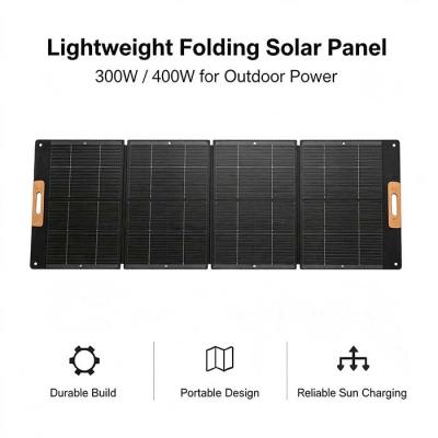 China 300‑400W Collapsible Solar Panel, High‑Efficiency 22%+ Solar Charger for Portable Power Station for sale