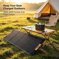 China Foldable 300W Solar Panel Charger, Waterproof Off‑Grid Solar Power Supply for Camping Adventures for sale