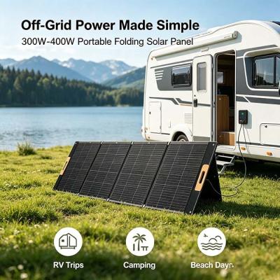 China 400W Collapsible ETFE‑Laminated Solar Panel, Portable Off‑Grid Solar Power for Campervan Life for sale