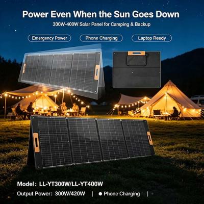 China Light‑Weight 300W Fold‑and‑Go Solar Panel, Outdoor Portable Solar Charger for Hiking & Camping for sale