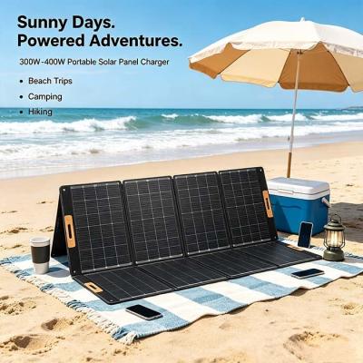 China 400W Collapsible ETFE‑Laminated Solar Panel, Portable Off‑Grid Solar Power for Campervan Life for sale