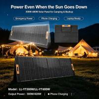 China 300‑Watt Foldable Solar Charger Panel, Multi‑Interface Portable Solar Power for Outdoor Activities for sale