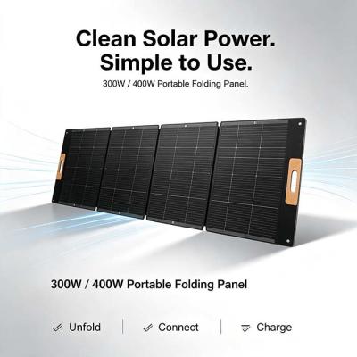 China Portable Foldable 300W Solar Panel Charger, Off‑Grid Solar Power for Camping, Hiking & Van Life for sale