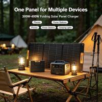China 420‑Watt Fold‑Up Waterproof Solar Panel, Heavy‑Duty Portable Solar Charger for RV Power Station for sale