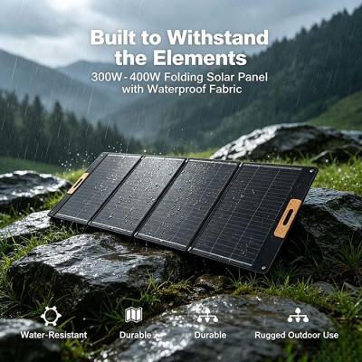 China 400W Foldable Waterproof Solar Charger, Portable Off‑Grid Solar Panel for Motorhome & Overlanding for sale