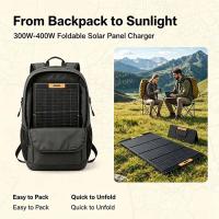 China Lightweight 300‑Watt ETFE Foldable Solar Panel, Outdoor Portable Solar Charger for Power Stations for sale