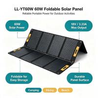China 105W Dual‑Port Folding Solar Panel, High‑Output Portable Solar Charger for Large Power‑Stations for sale