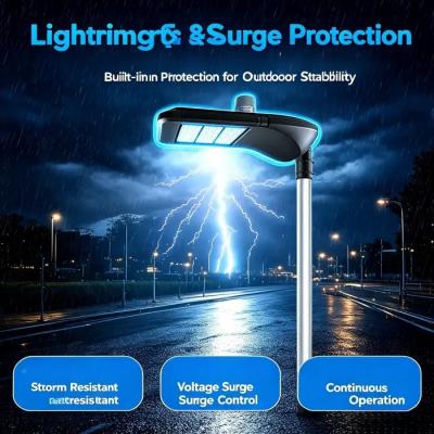 China Adaptive‑Rate LoRaWAN Smart Street Lamp, Stable Long‑Distance Communication, Outdoor Road Lighting for sale