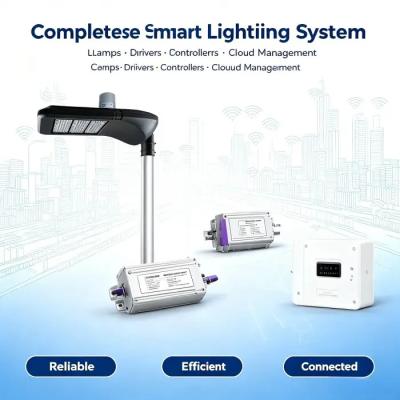 China Low‑Power IoT Smart Street Light, 200nA Sleep Current, Long Battery Life City Road Lamp for sale