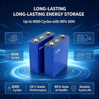China 300Ah 3.2V CATL Lithium Iron Phosphate Prismatic Battery, Versatile Energy‑Storage Cell for RV, Marine, Solar & UPS Power Backup for sale