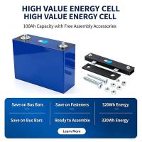 China Prismatic LiFePO4 Battery Cell 3.2V 100Ah, Long Cycle Life Lithium Iron Phosphate Cell for Low‑Speed Electric Vehicle for sale