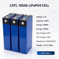 China Brand‑New Grade‑A 300Ah 3.2V LiFePO4 Prismatic Battery Cell, 320Wh Lithium Cell for Electric Power Storage System for sale