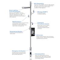 China Integrated Smart Light Pole, IoT Smart Street Lamp with Cloud Remote Control System for Urban Construction for sale