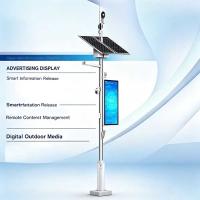 China Solar Smart Street Pole, Cloud Remote Management, Easy Maintenance & Low OPEX for sale