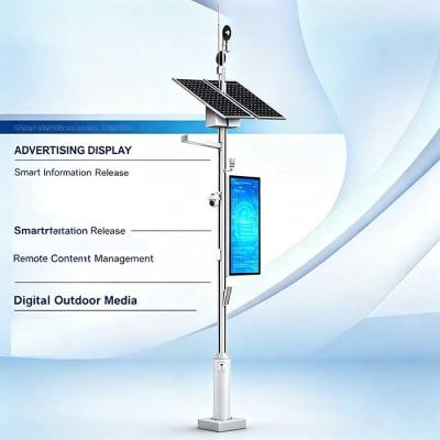 China Solar Smart Street Pole, Cloud Remote Management, Easy Maintenance & Low OPEX for sale
