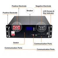 China 5120Wh Rack‑Mount Solar Battery 48V 100Ah, Max 15 Units Parallel Expandable Energy Storage for sale