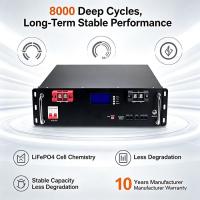 China 5.12kWh Rack‑Mount Energy‑Storage Battery Built‑in Breaker For Emergency Manual Power Cut‑off for sale