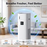 China High CADR Air Purifier Humidifier, 760m³/h Particulate CADR, Filter Reminder, Auto Mode for House for sale