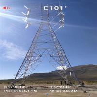 China PLS / MS Overhead Line Tower Single Circuit Steel Lattice Tower 66kV 330kV for sale