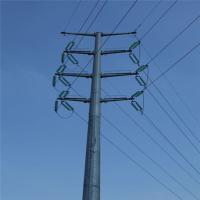 China Electricity Distribution Steel Pole Tower Octagonal Electrical Post Anti Rust for sale