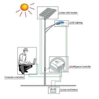 China Multifunctional Steel Pole Tower Solar , Galvanized Street Lighting Poles for sale