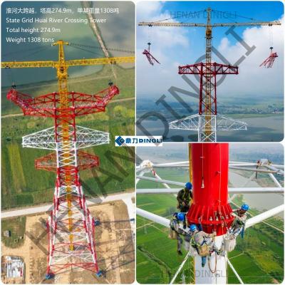 China Self Supporting Steel Tubular Tower Hot Dip Galvanization Or Painting Surface for sale