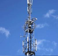 China Steel Antenna Poles Towers Monopole Tower For Broadcasting / Cell Phone Signal for sale