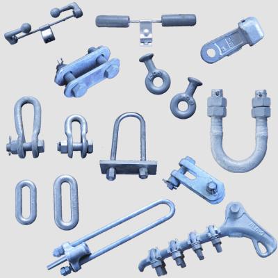 China Power Accessories Transmission Line Fittings Overhead Line Tower Iron Parts for sale