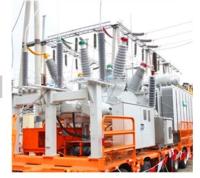 China Substation Power Equipment Mounted 10 MVA Mobile Substation Trailer for sale