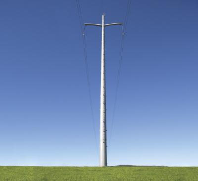 China ASTM A36 Electricity Transmission 230KV Steel Pole Tower for sale
