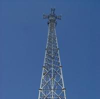 China Galvanised steel mast Galvanized 25m lattice tower tubular telecom tower for sale