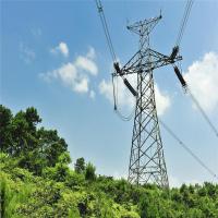 China ASTM123 230kv Lattice Steel Towers Overhead 400 Kv Transmission Line Tower for sale