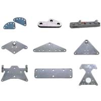 China Silver Tangent Triangular Yoke Plate Overhead Electric Hardware Accessories for sale