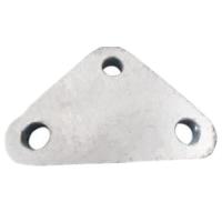 China Galvanized Steel L Type Triangle Steel Yoke Plate Adjustable Yoke Plate For Link Fitting for sale
