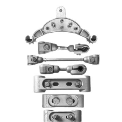 China Overhead Line Transmission Line Fittings Across Type Jumper Wire Spacer Damper for sale